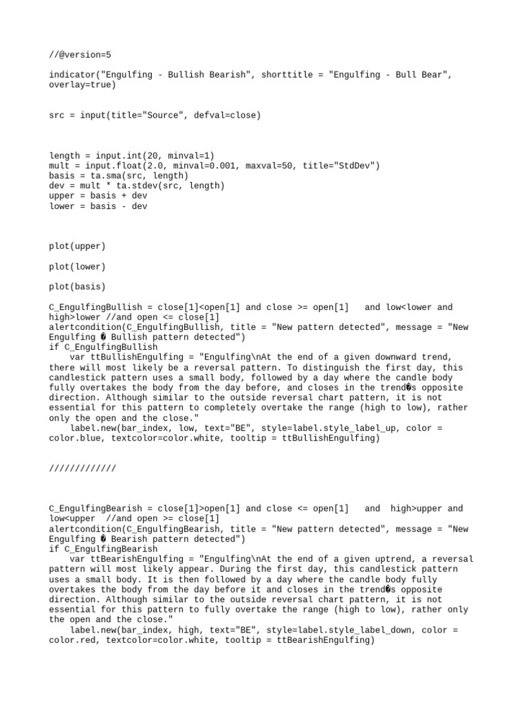 Engulfing Bull Bear | PDF