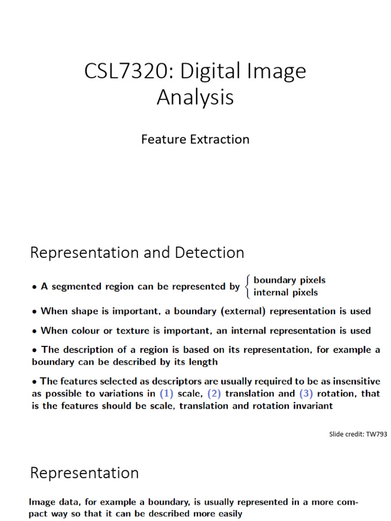 Slides 9 - Feature Detection | PDF | Algorithms | Artificial Intelligence