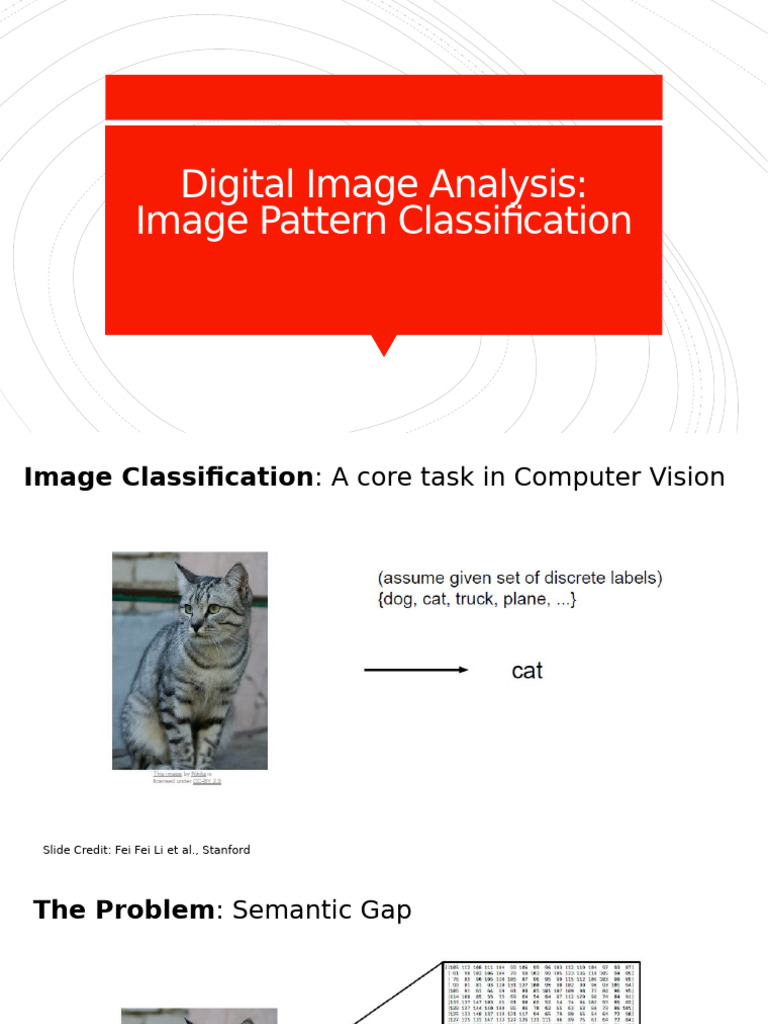 Slides 11 Image Pattern Classification Pdf Cognition Computational Neuroscience