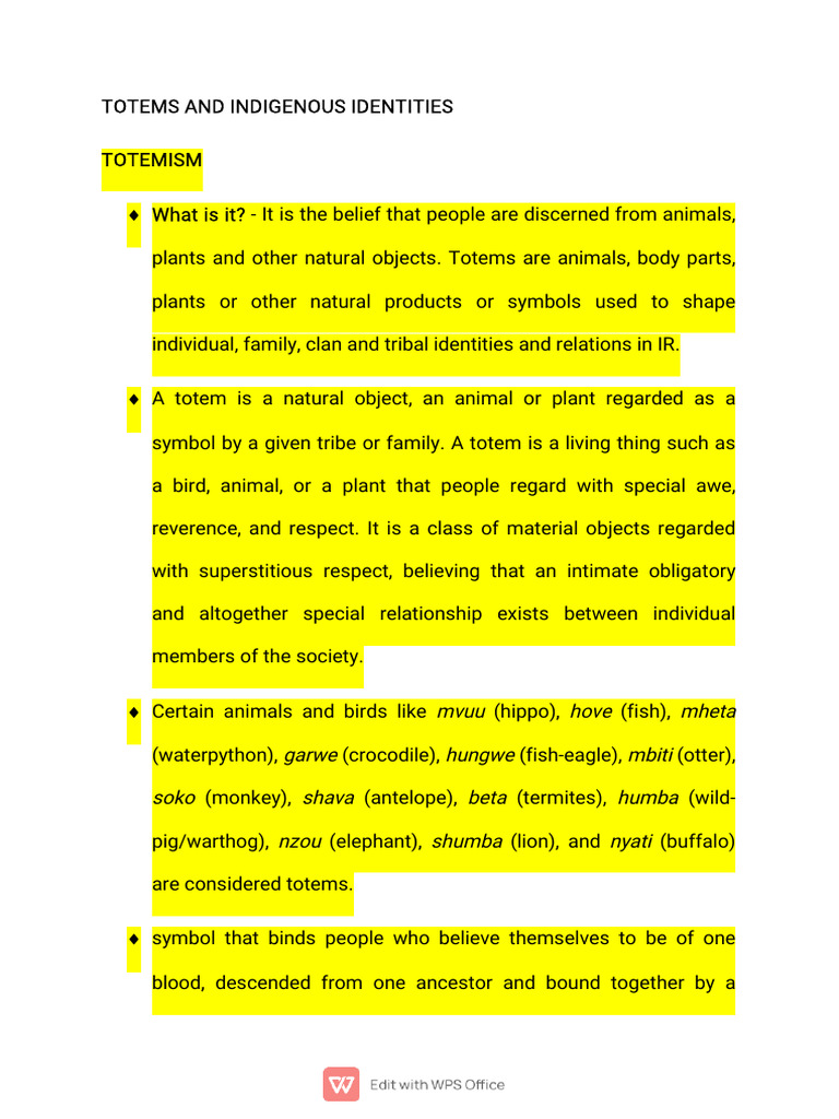 4. Totems & Indigenous Identities (1) 072838 | PDF