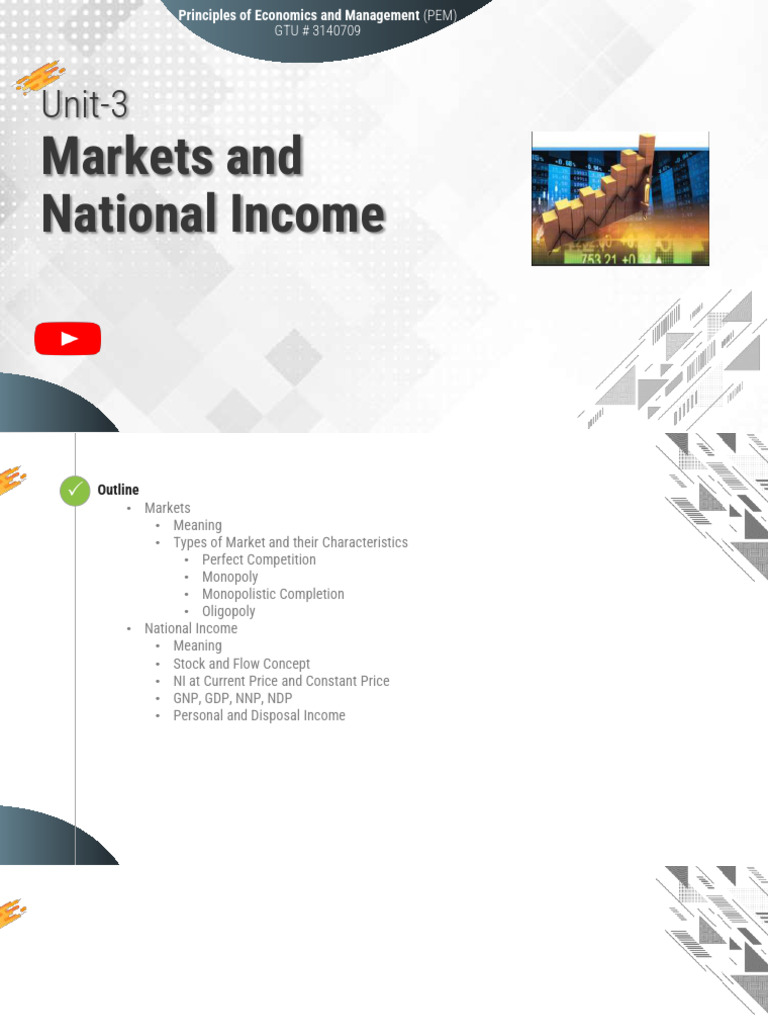 Unit-3 - Markets & National Income | PDF | Monopoly | Gross Domestic ...