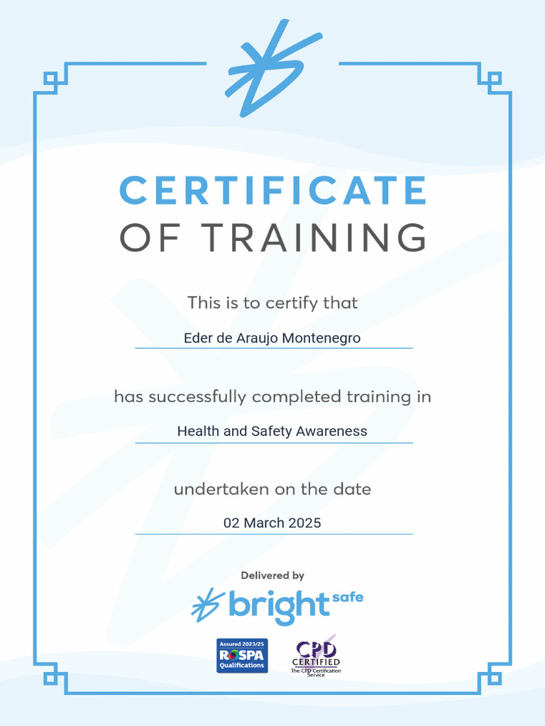 Health and Safety Awareness | PDF