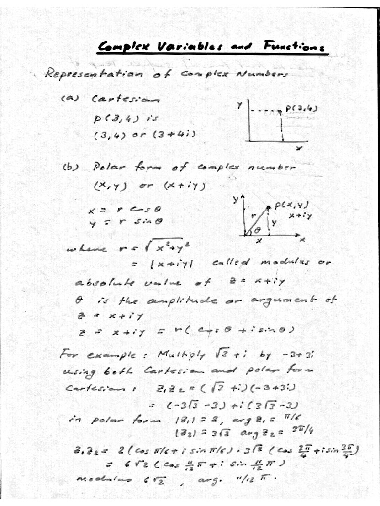 Complex Variables and Functions2 | PDF