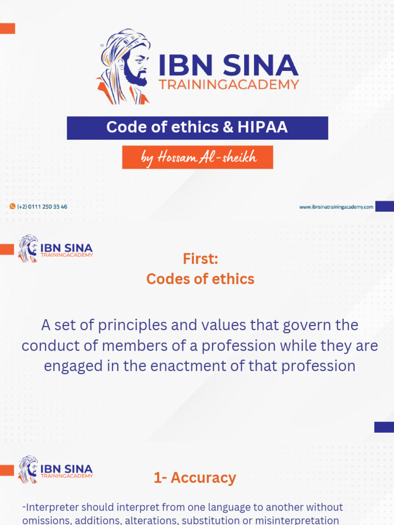 Code of Ethics HIPAA-compressed-2 | PDF | Health Insurance Portability ...