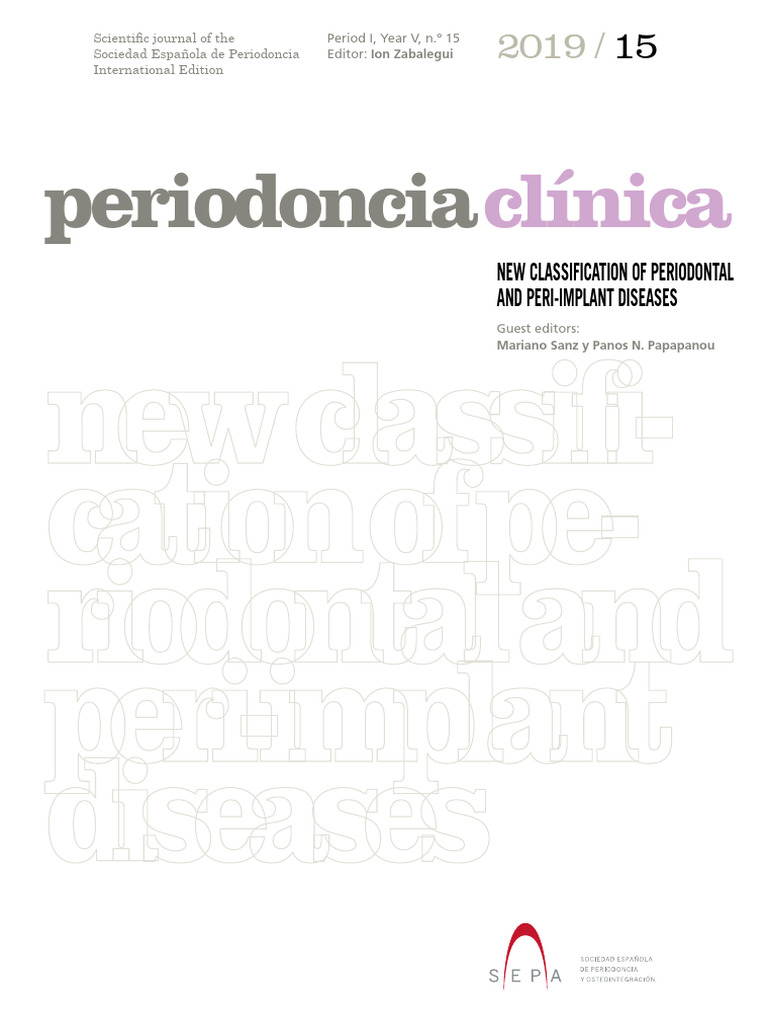 Revista Periodoncia Clí - Nica #15 Ingles 1 | PDF | Periodontology ...