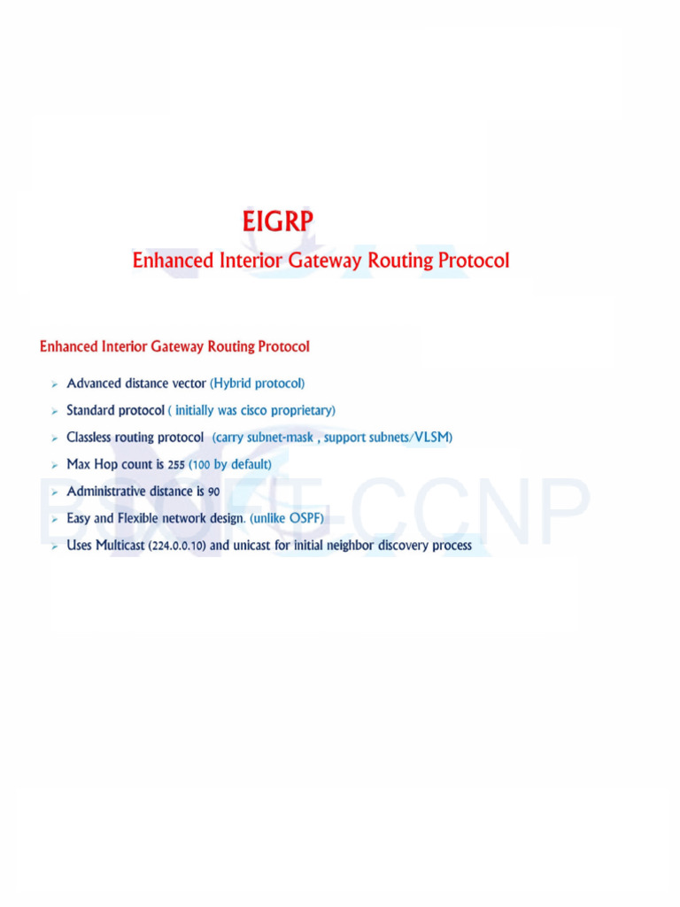 Eigrp basic-15-11-2022 | PDF