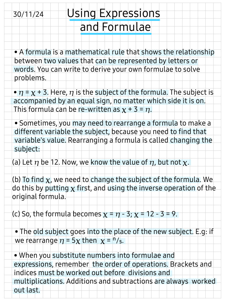 Using Expressions & Formulae | PDF