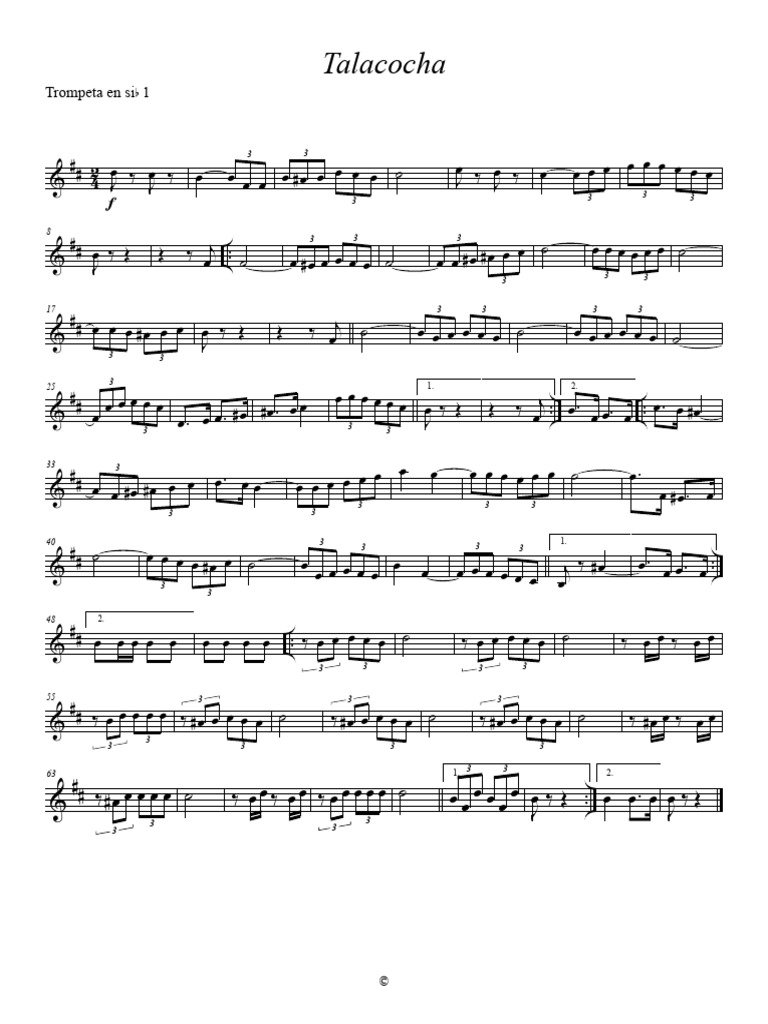 Talacocha Trompeta 1 | PDF