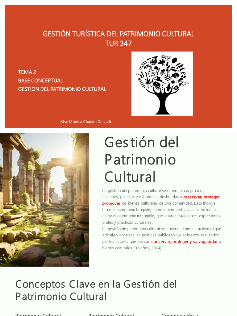 Tema 2 Gestion Del Patrimonio Cultural | PDF | Patrimonio cultural | Bienes (Ley)