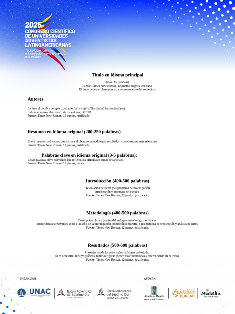 Plantilla para Paper Corto | PDF | Estilo apa