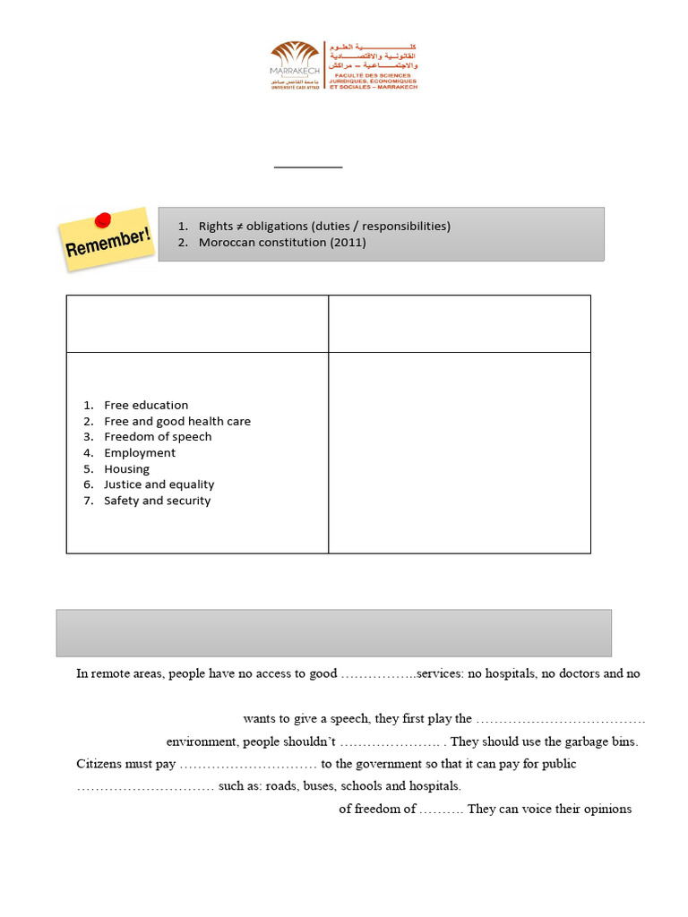 lessons 2 vocabulary - exercises | PDF | Citizenship | Justice