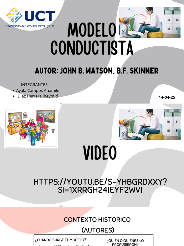 Modelo Conductista | PDF | Behaviorismo | Aprendizaje