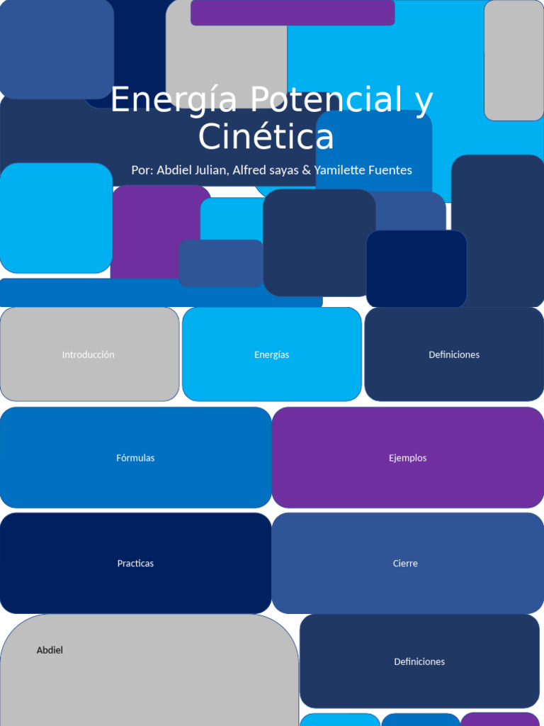 Energia Potencial y Cinetica últ ver | PDF | Energía cinética | Energía ...