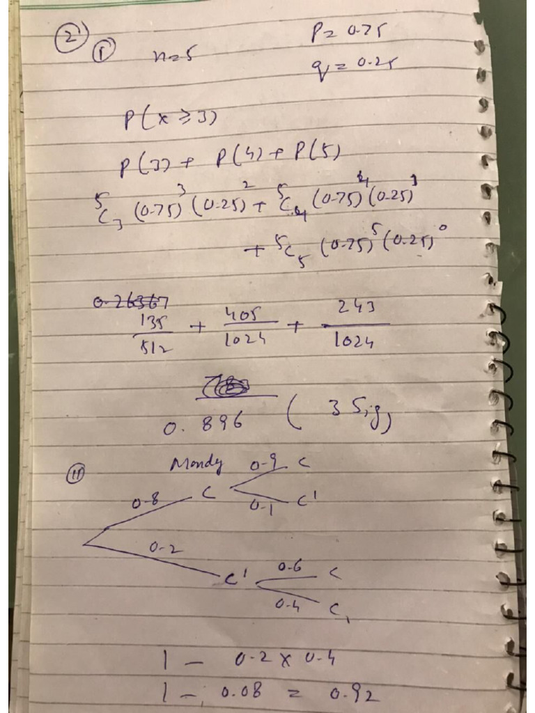 Maths Stat Mock | PDF