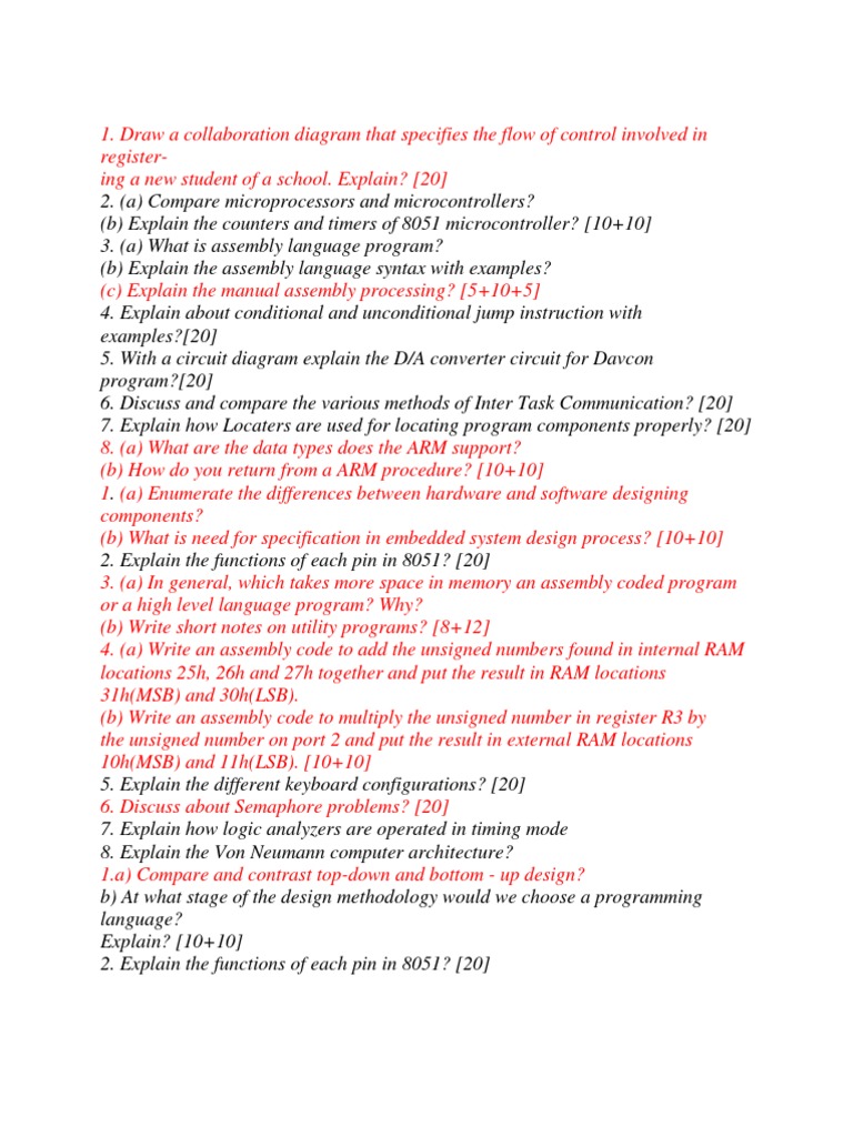 Embedded | PDF | Assembly Language | Instruction Set Embedded | PDF | Assembly Language | Instruction Set