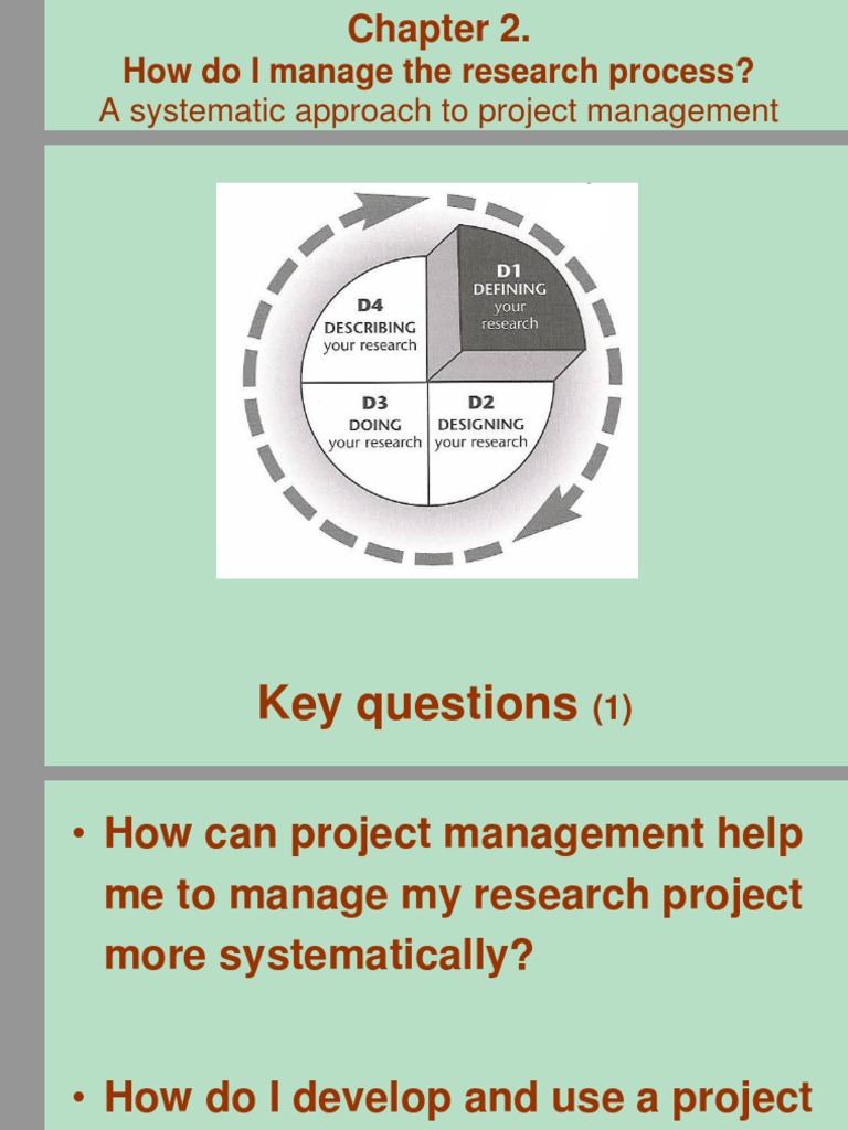 A Systematic Approach To Project Management: How Do I Manage The ...