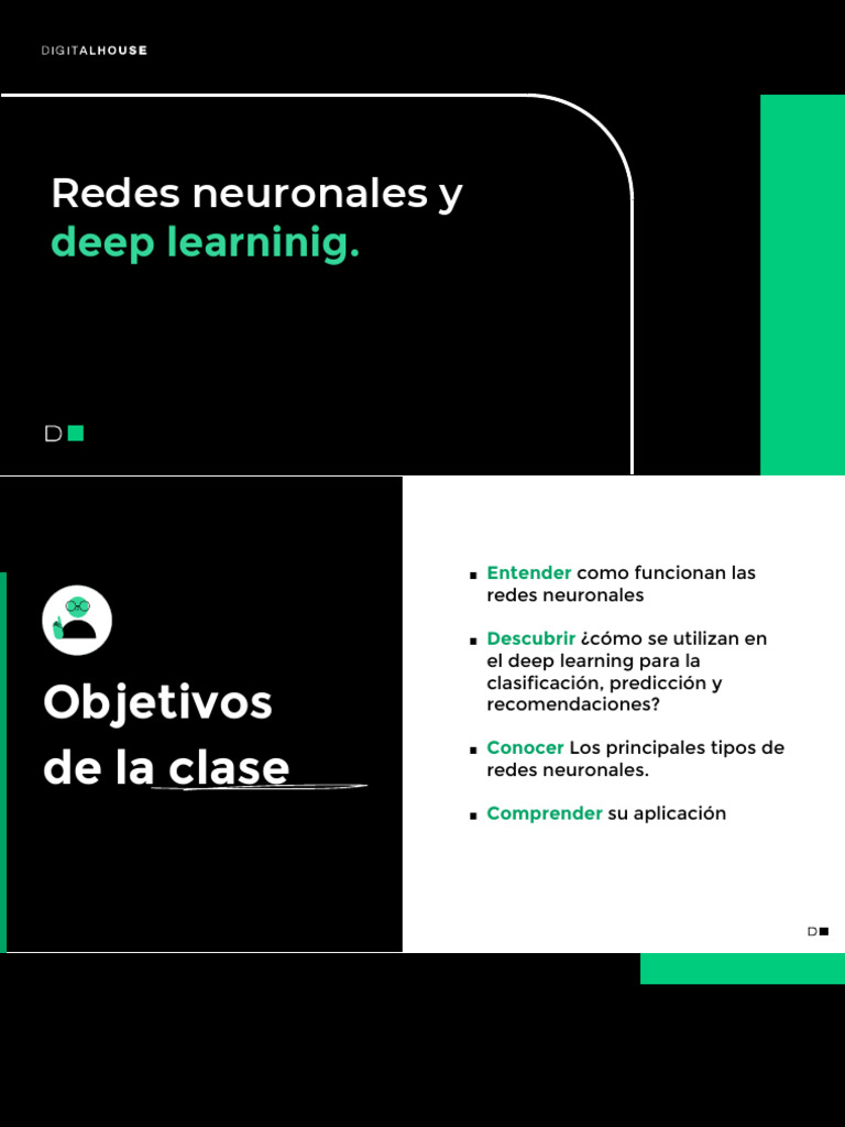 Clase 4 - Redes neuronales y deep learning | PDF | Neurona | Sinapsis