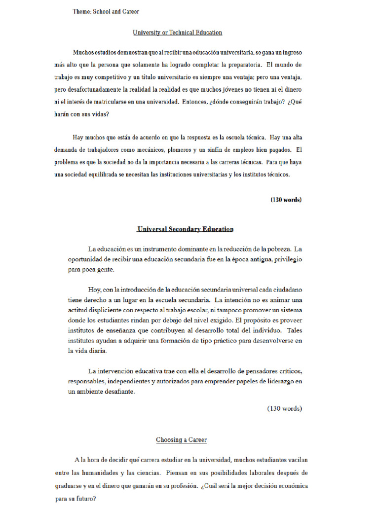 Oral Reading Passages Education | PDF