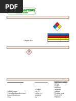 Material Safety Data Sheet - Fabuloso | PDF | Carbon Dioxide | Personal ...