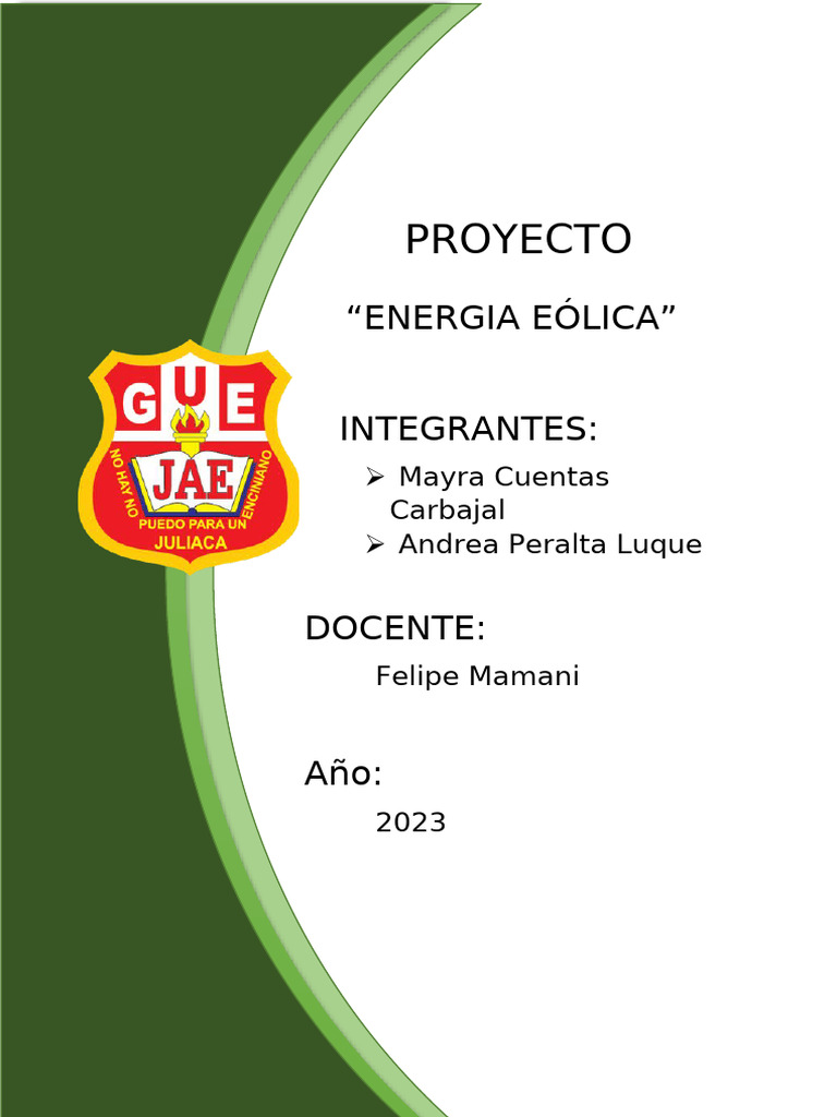 Caratula Proyecto | PDF