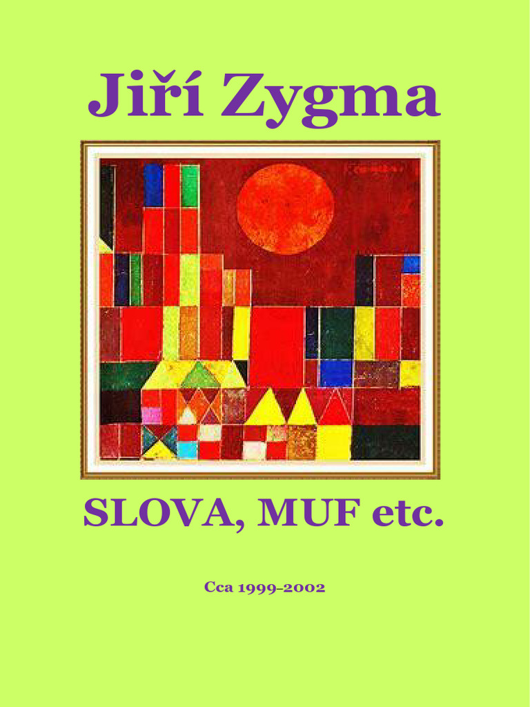 Slova, Muf Etc. | PDF