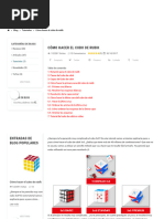 Cómo resolver el cubo Rubik 3x3 en 7 pasos | PDF