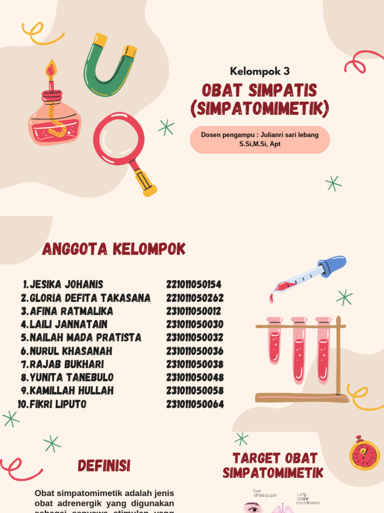 Obat Simpatis (Simpatomimetik) PDF | PDF