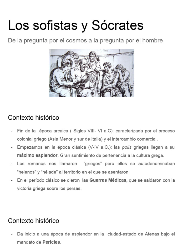 Sofistas y Sócrates | PDF | Sócrates | Platón