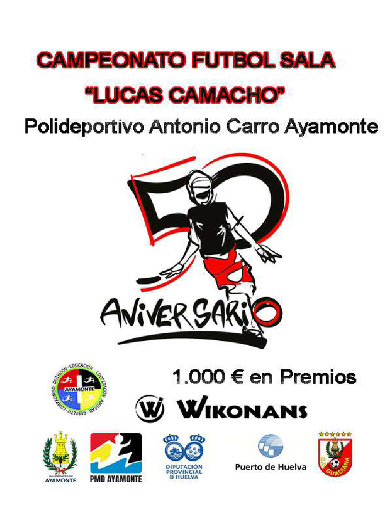 L.Campeonato Futbol Sala Verano - Lucas Camacho 2024 | PDF