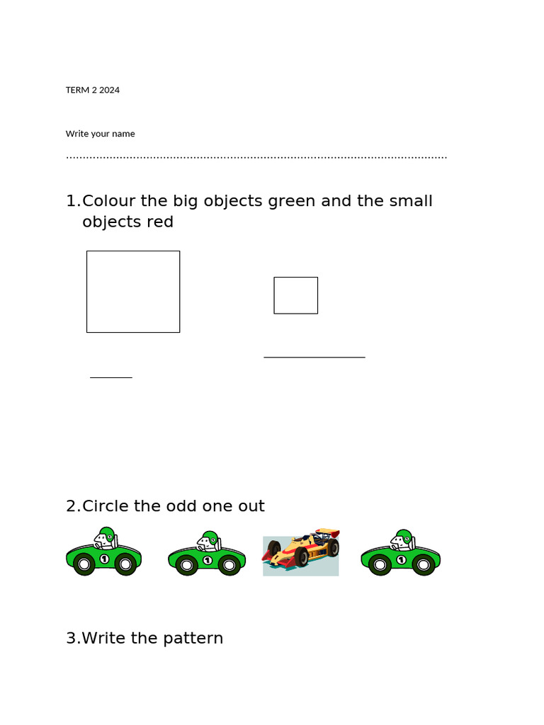 Ecd Holiday Work | PDF