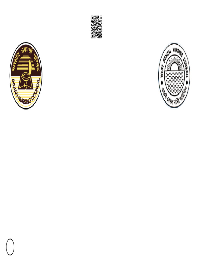 Nurse & Midwife Register Passbook Indian Nursing Council: NUID NO.: WB535769 REGN. NO.: 16671 ...