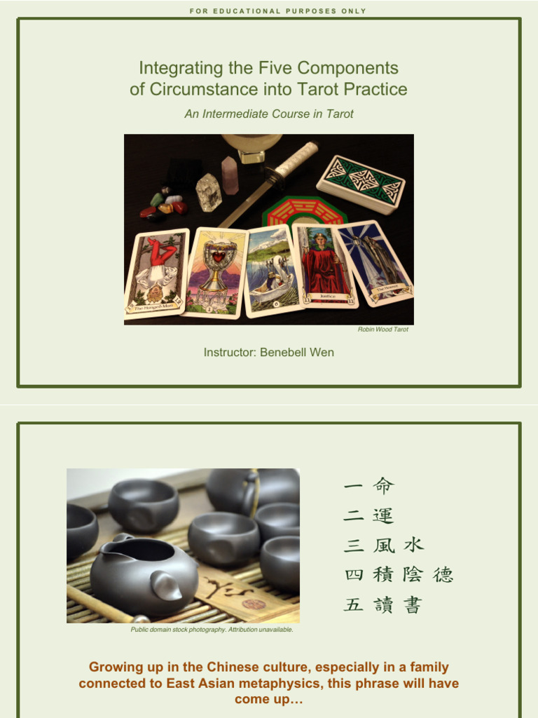 5 Components of Circumstance - B. Wen | PDF