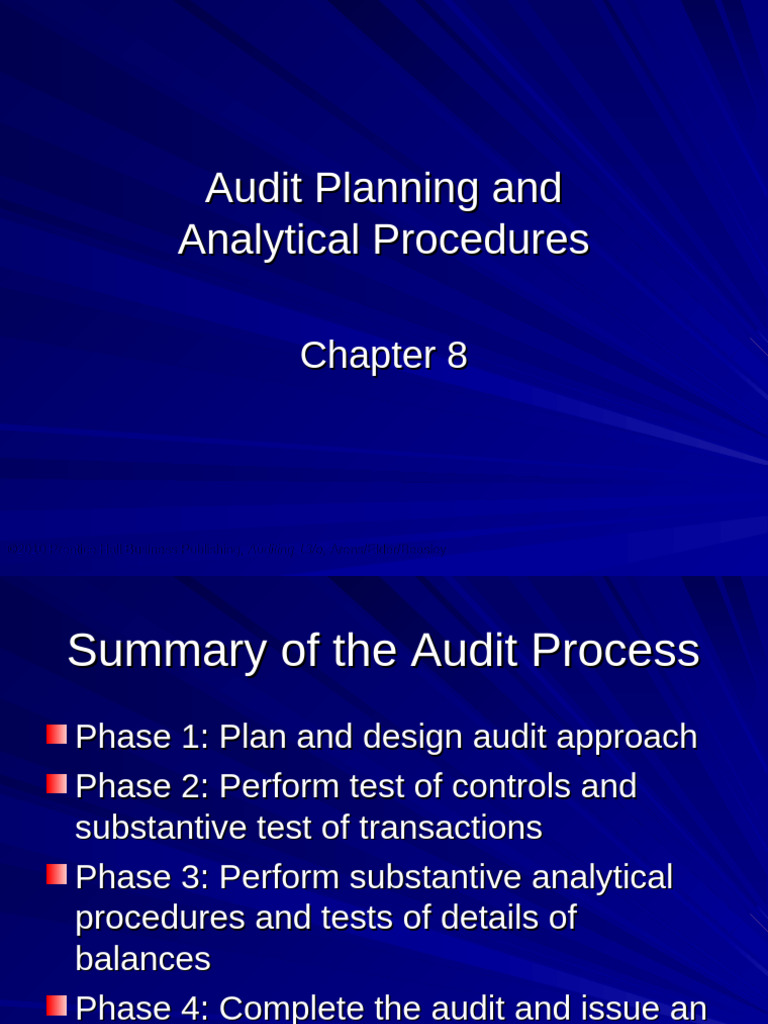 Audit Planning and Procedures Overview | PDF | Audit | Equity (Finance)