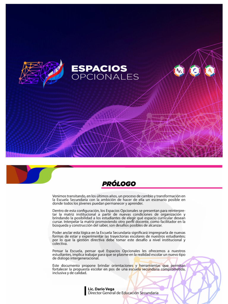 Documento de Espacios Opcionales | PDF