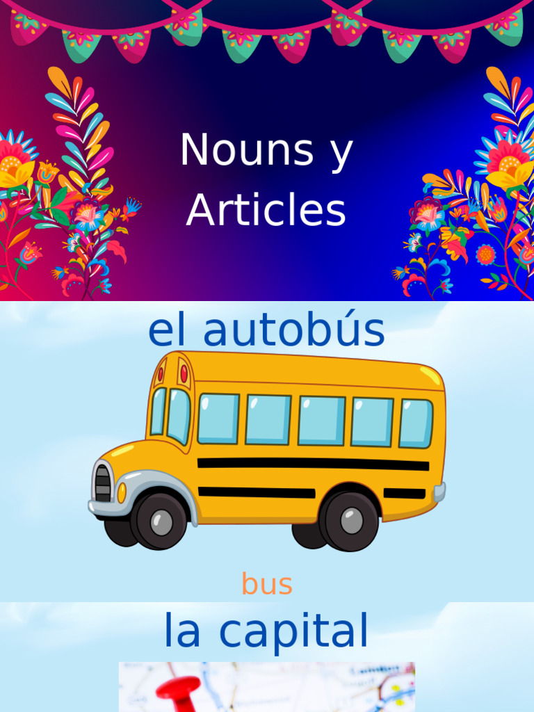 Nombres y Artículos en Español | PDF