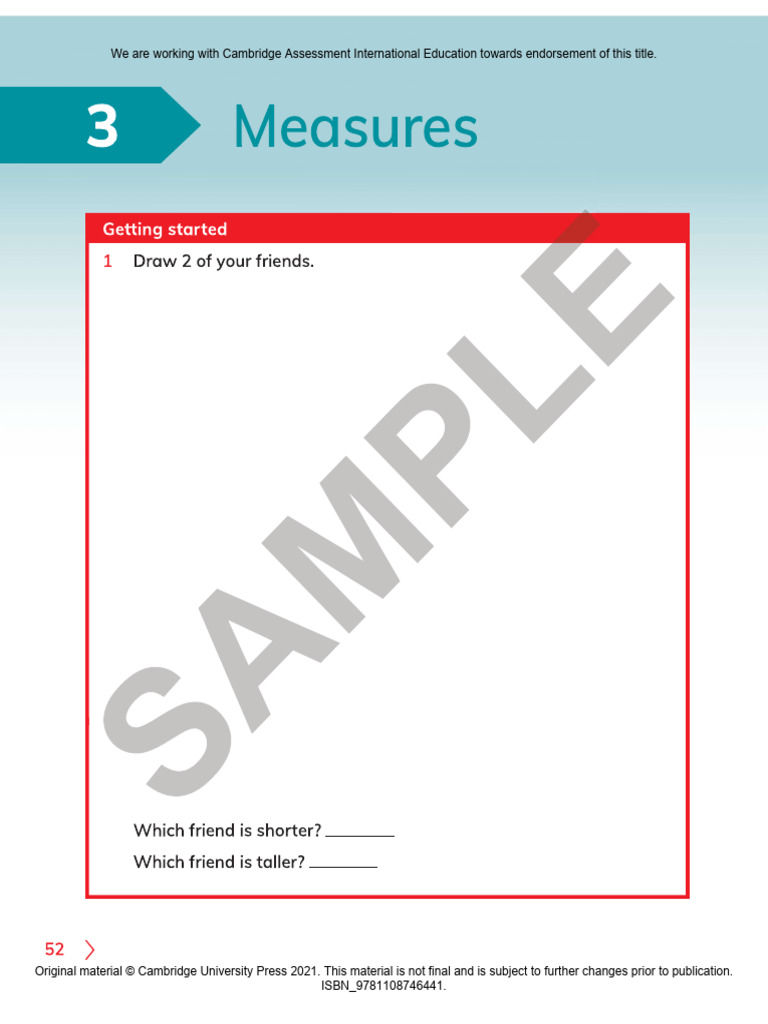 Unit 3 - Cambridge Primary Mathematics 2 Learner S Book | PDF