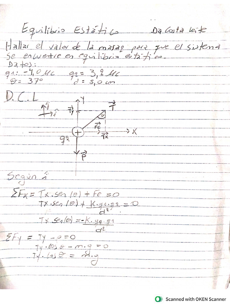 Equilíbrio Estático | PDF
