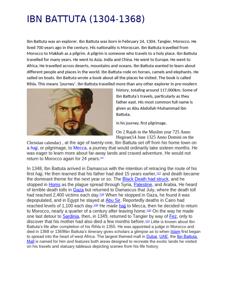 Ibn Battuta 4 | PDF