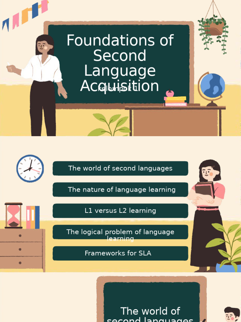 Foundations of Second Language Acquisition | PDF