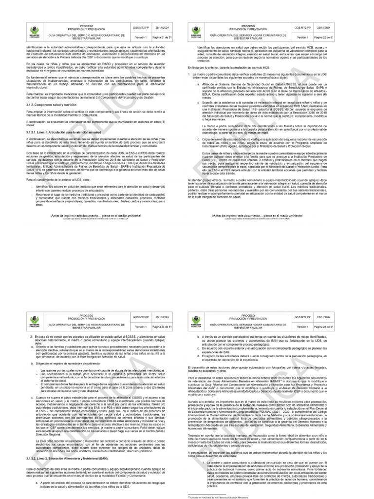 Guia Operativa Syn | PDF