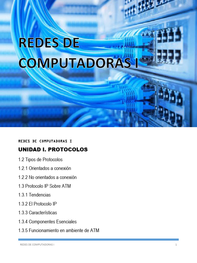 Clase 3.1 - Redes I - Tipos de Protocolos | PDF | Protocolos de internet | Red de computadoras