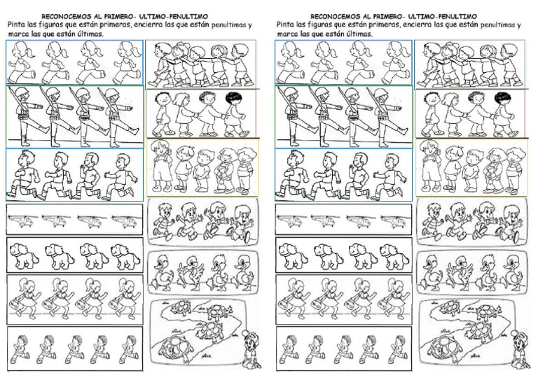 Fichas de Trabajo Ultimo Penultimo | PDF