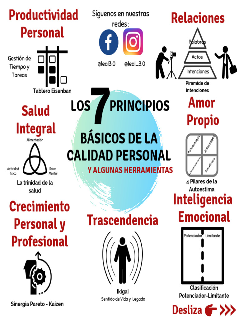 Los 7 Principios B Sicos de La Calidad Personal 1597596024 | PDF | Las emociones | Autoestima