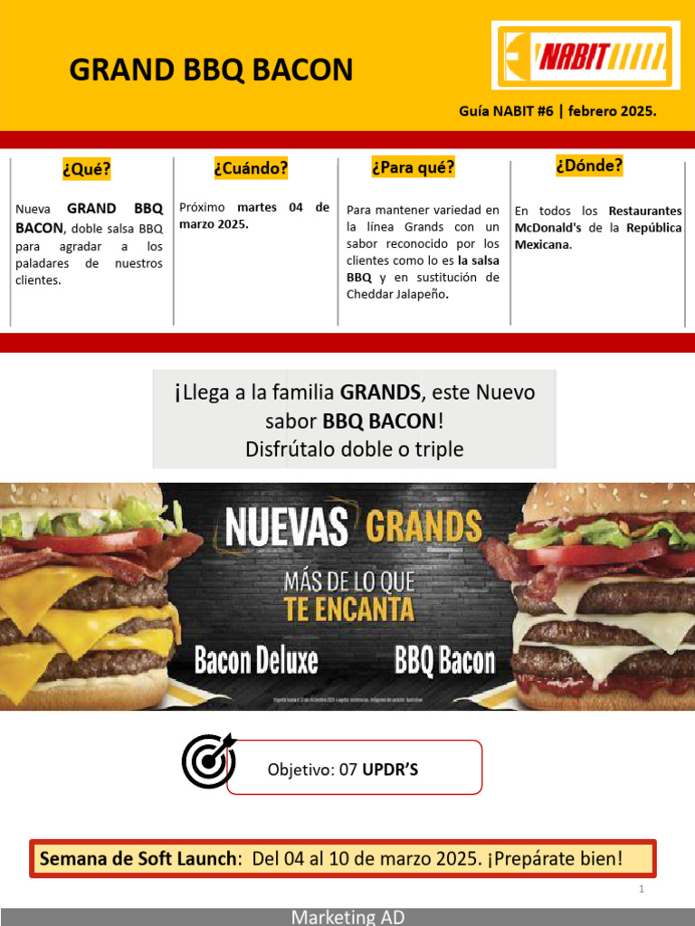 NABIT #6 Grand BBQ Bacon | PDF | Hamburguesas | Tocino