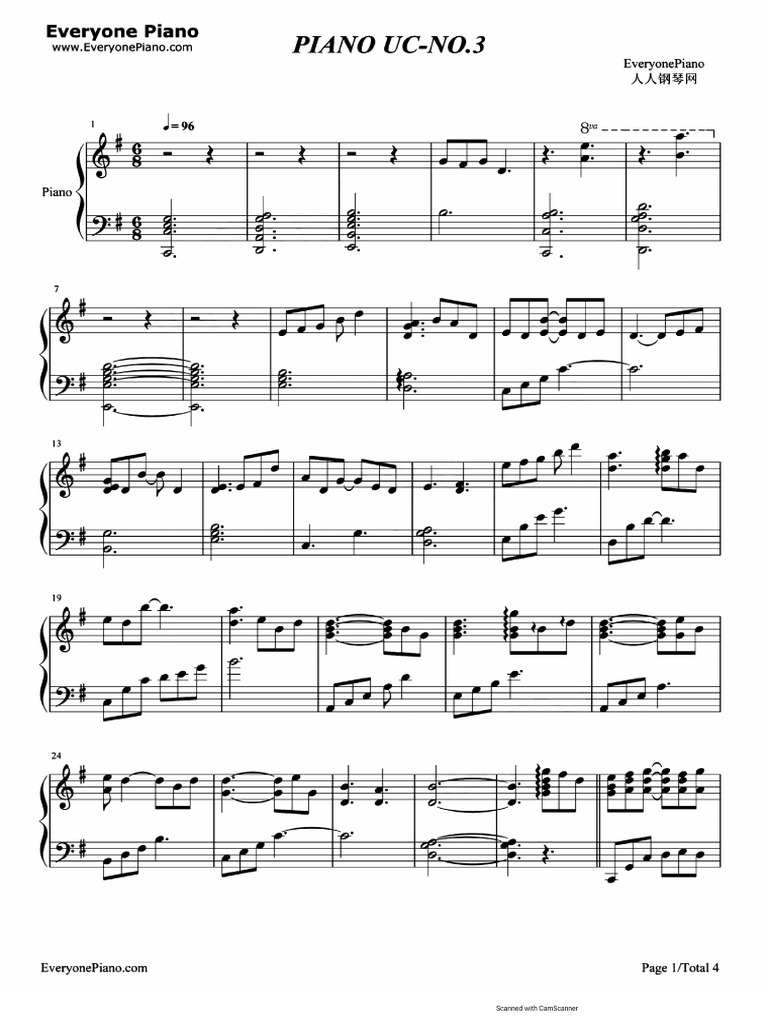 Piano Uc No 3 | PDF