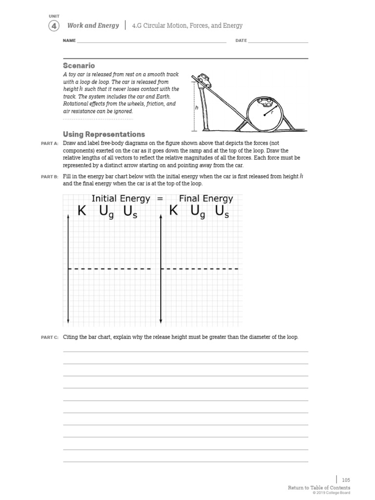 4G Circular Motion, Forces, and Energy | PDF | Mechanics | Physics