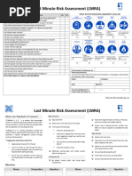 Last Minute Risk Analysis (LMRA) | PDF | Risk | Risk Management