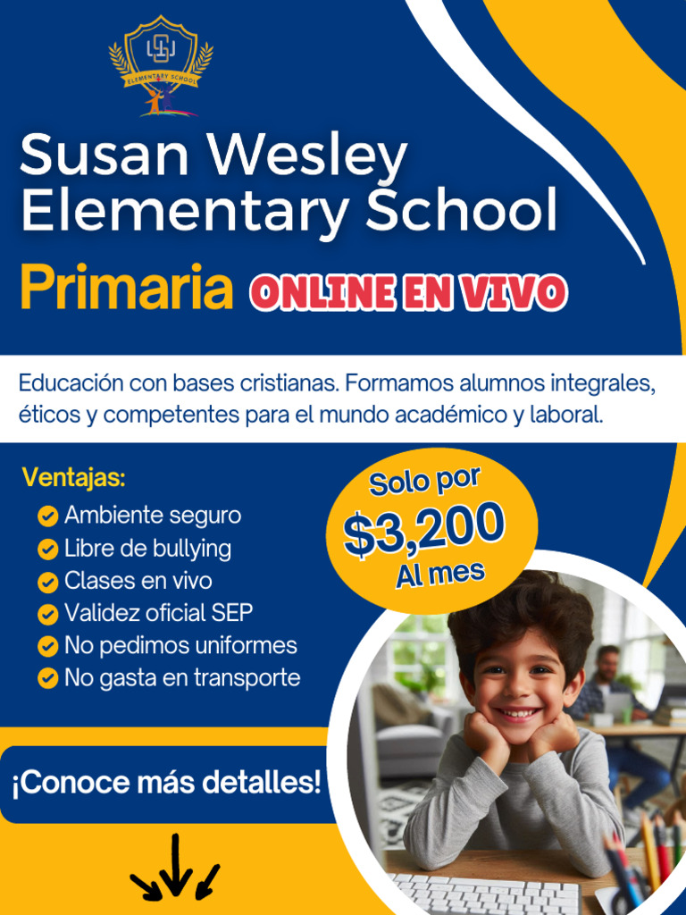 Susan Wesley Elementary School Primaria | PDF