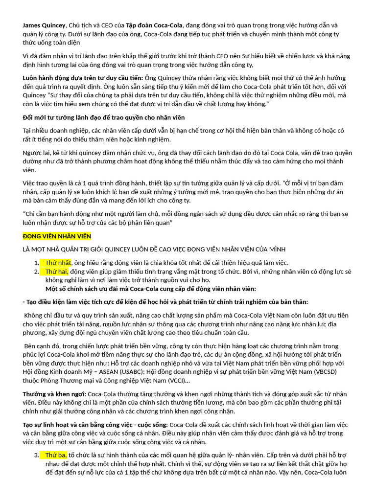 James Quincey Pdf