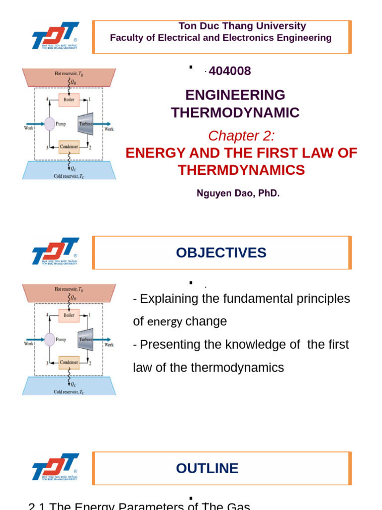 Engineering Thermodynamic: Energy and The First Law of Thermdynamics ...